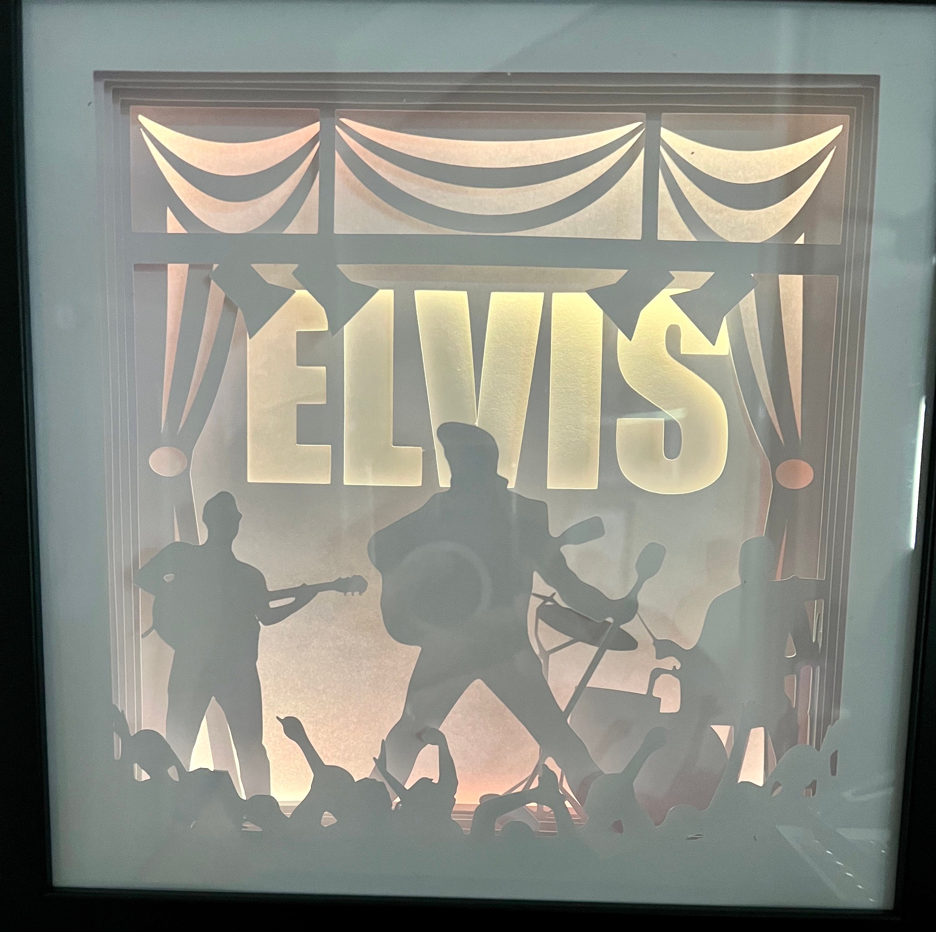 Elvis Shadow Box Light Box. SVG and PNG Digital Download Only - Etsy UK