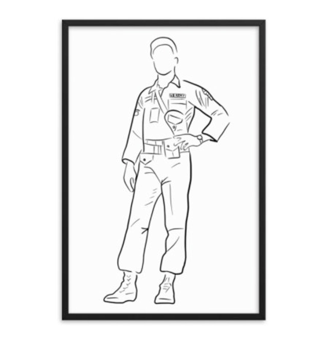 Elvis Presley Line Drawing, ***digital Download Only ***. the Army Days ...