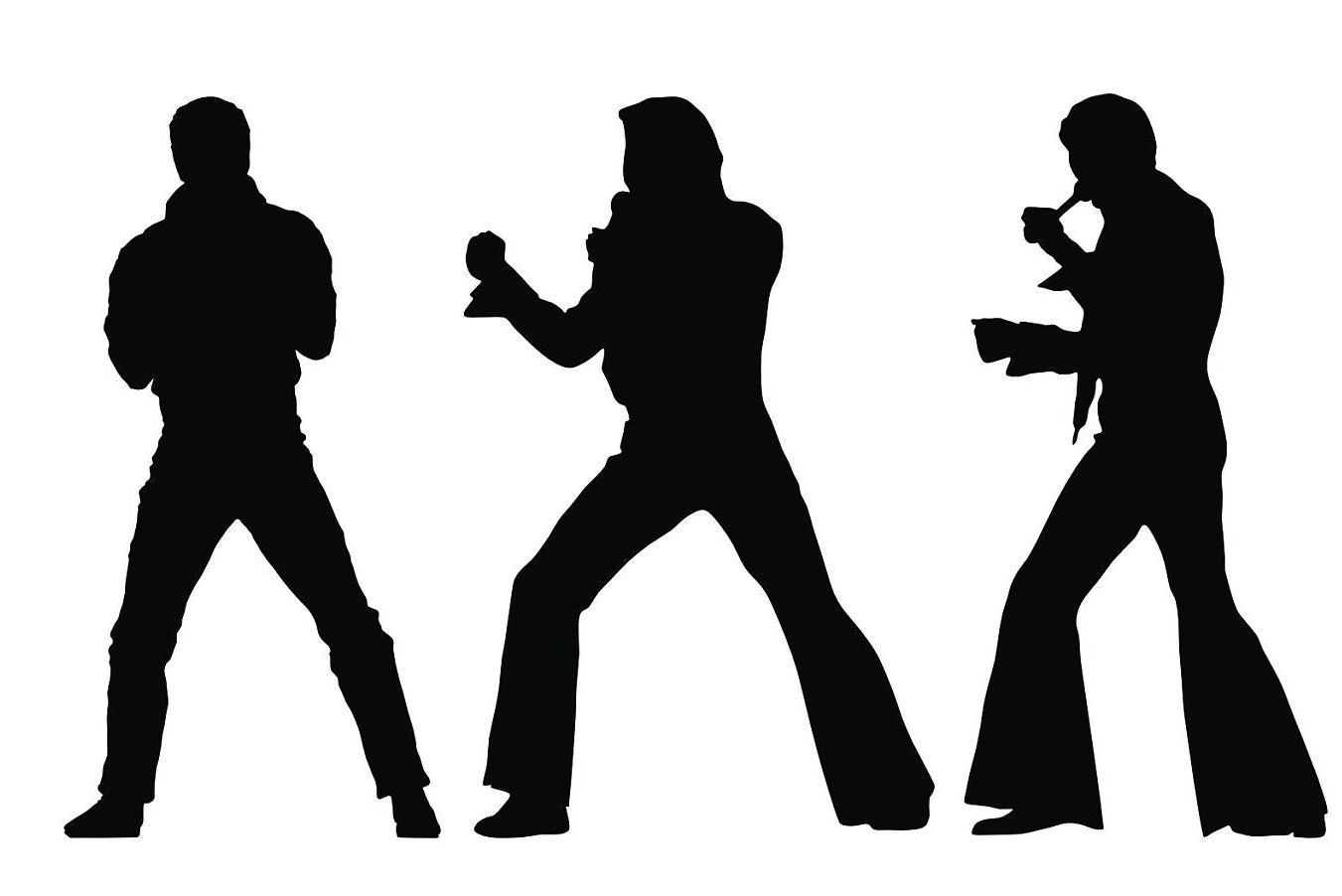 Elvis Silhouettes. 11 Unique Silhouettes of the King. digital SVG File ...