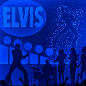 Elvis Aloha From Hawaii Shadow Box, Elvis Light Box. ***SVG Download ...