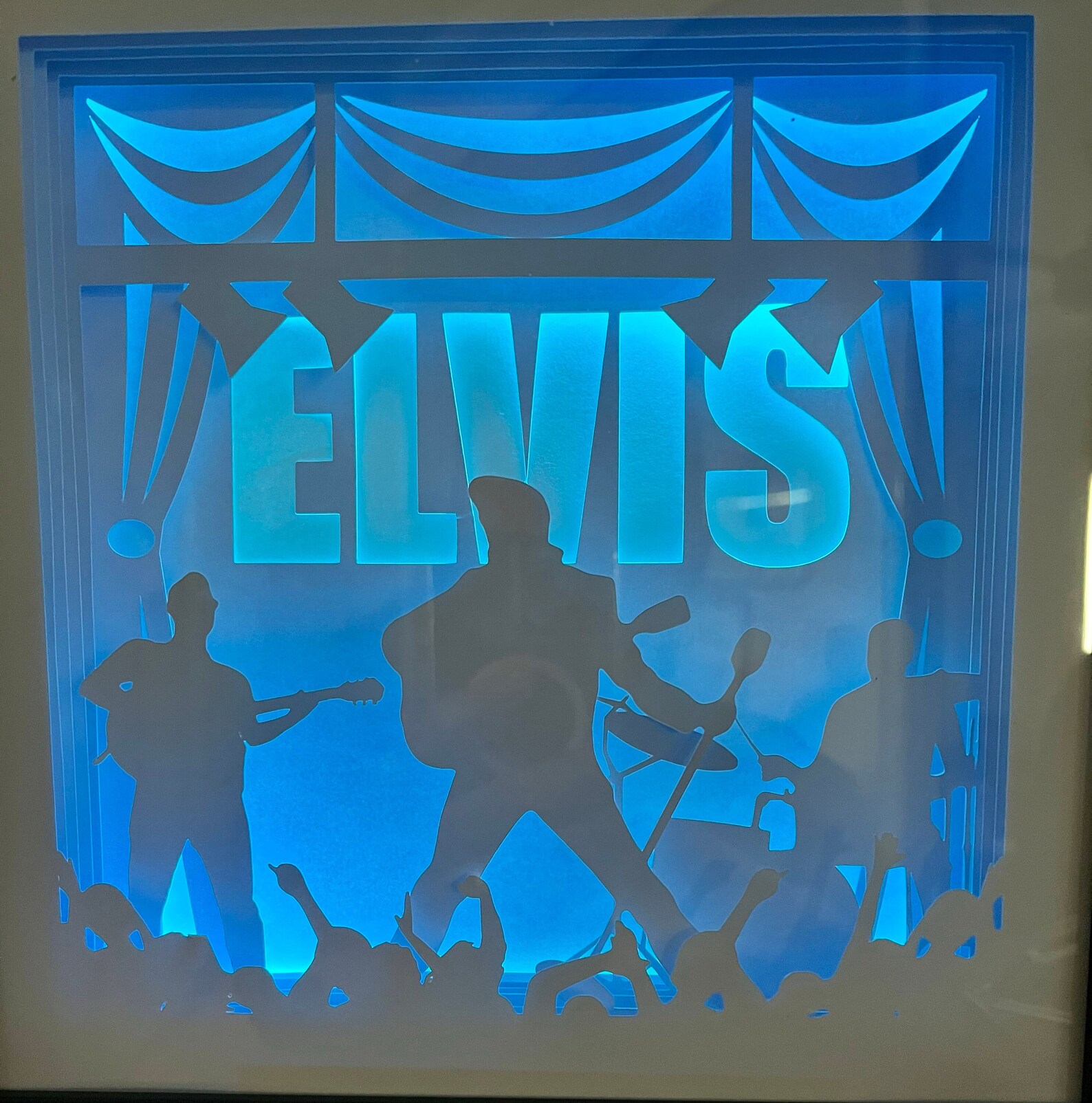 Elvis Shadow Box Light Box. SVG and PNG Digital Download Only - Etsy