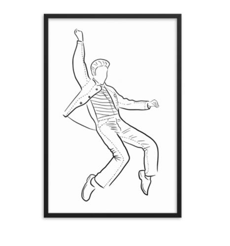 Elvis Presley, Line Drawing, ***digital Download Only***. the Movie ...
