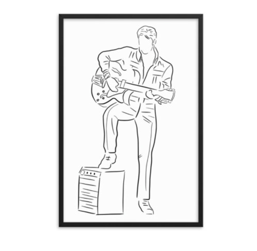 Elvis Presley Line Drawing, ***digital Download Only***. 68 Comeback ...