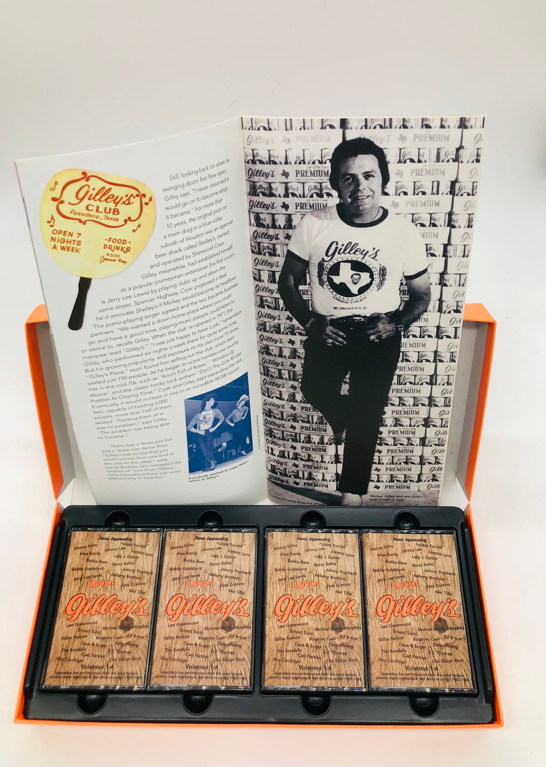 Live at Gilley's Volume 1-4 Cassette Set Honky Tonk - Etsy
