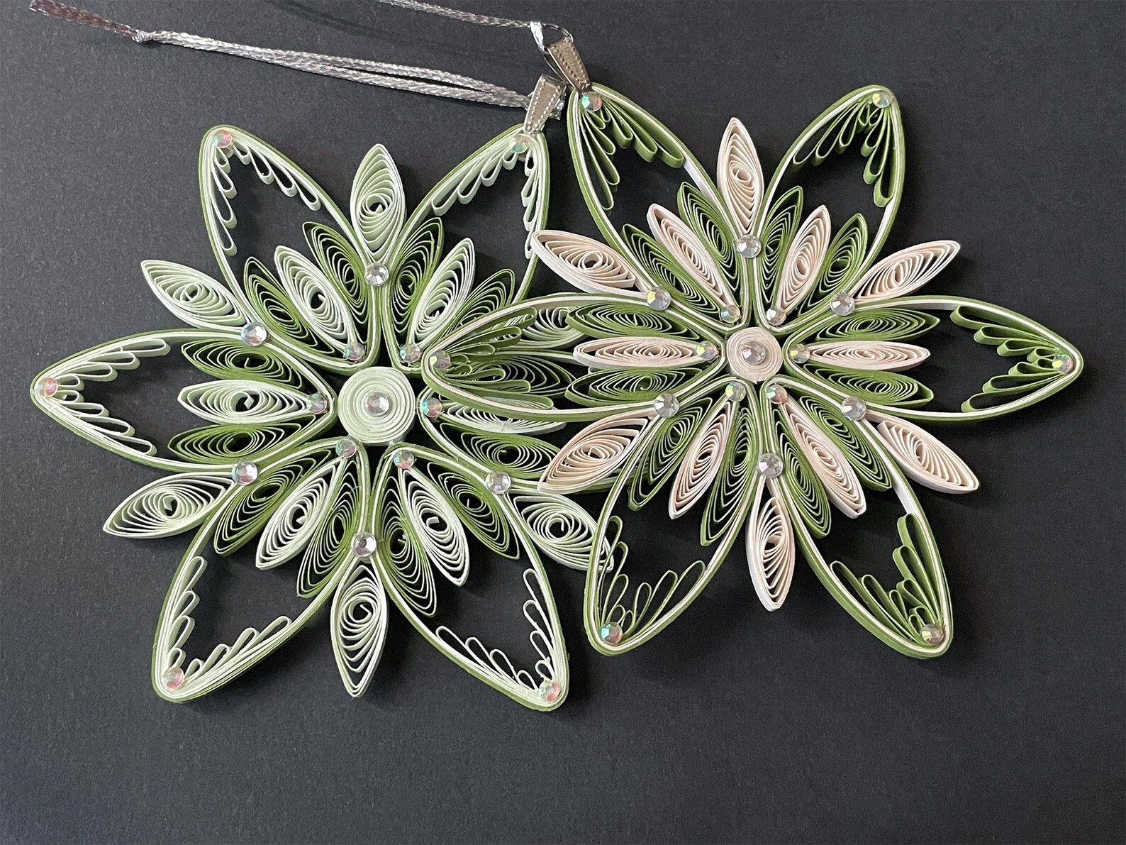 Set of Handmade Papercraft and Quilling Creations: Sustainable Home ...