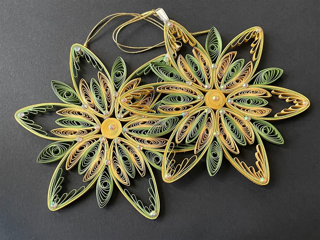 Set of Handmade Papercraft and Quilling Creations: Sustainable Home ...