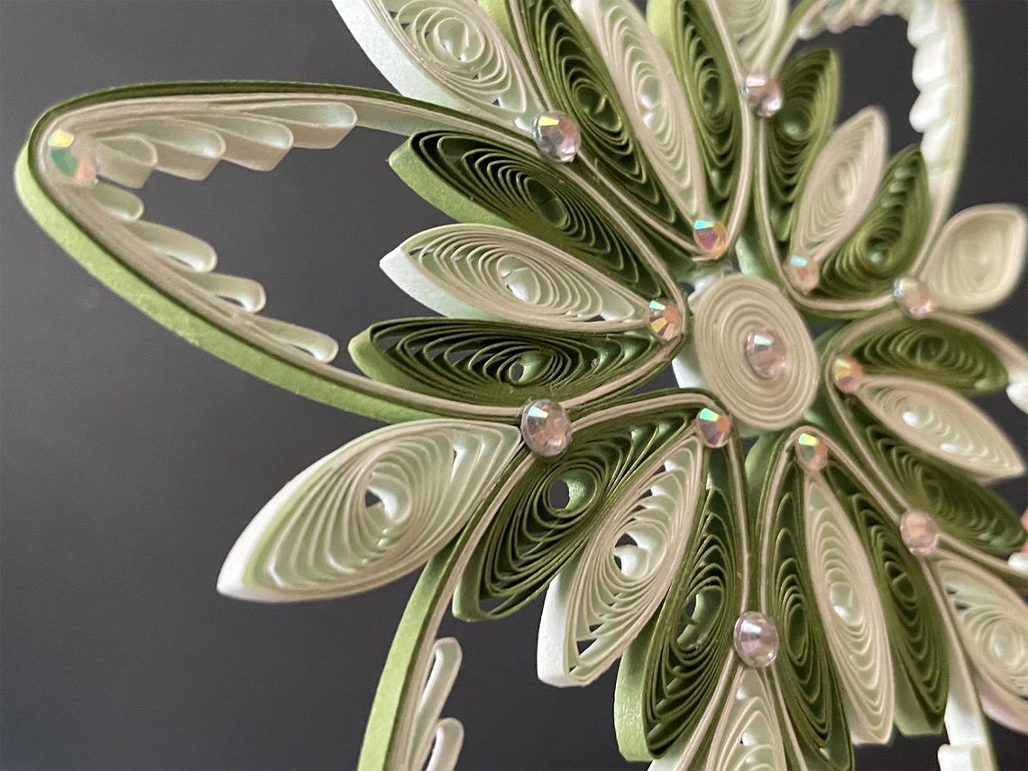 Set of Handmade Papercraft and Quilling Creations: Sustainable Home ...