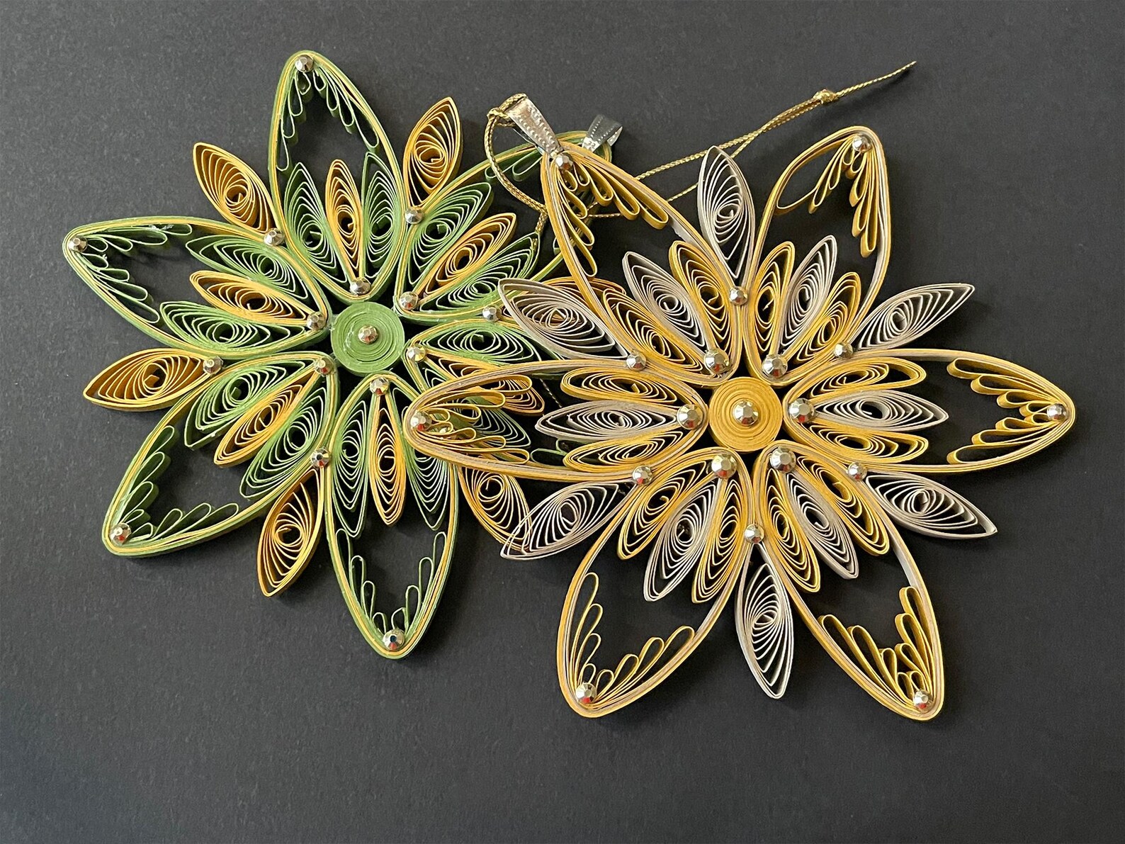 Set of Handmade Papercraft and Quilling Creations: Sustainable Home ...