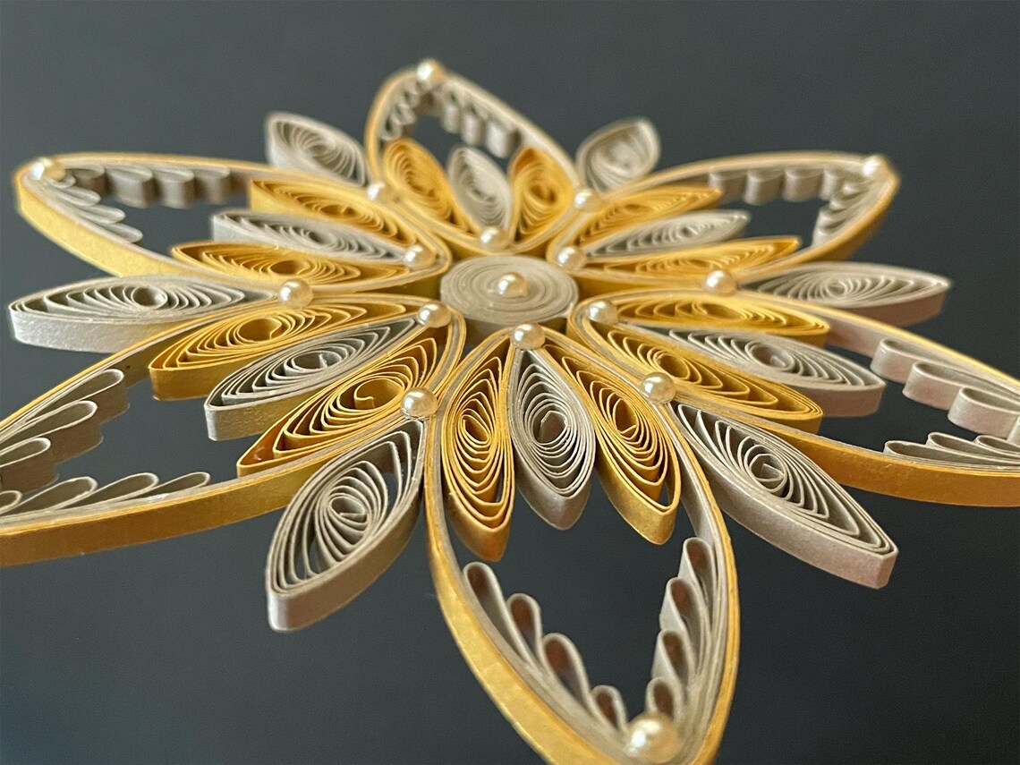 Set of Handmade Papercraft and Quilling Creations: Sustainable Home ...