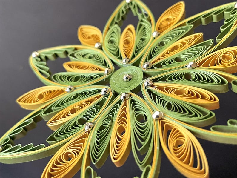 Set of Handmade Papercraft and Quilling Creations: Sustainable Home ...