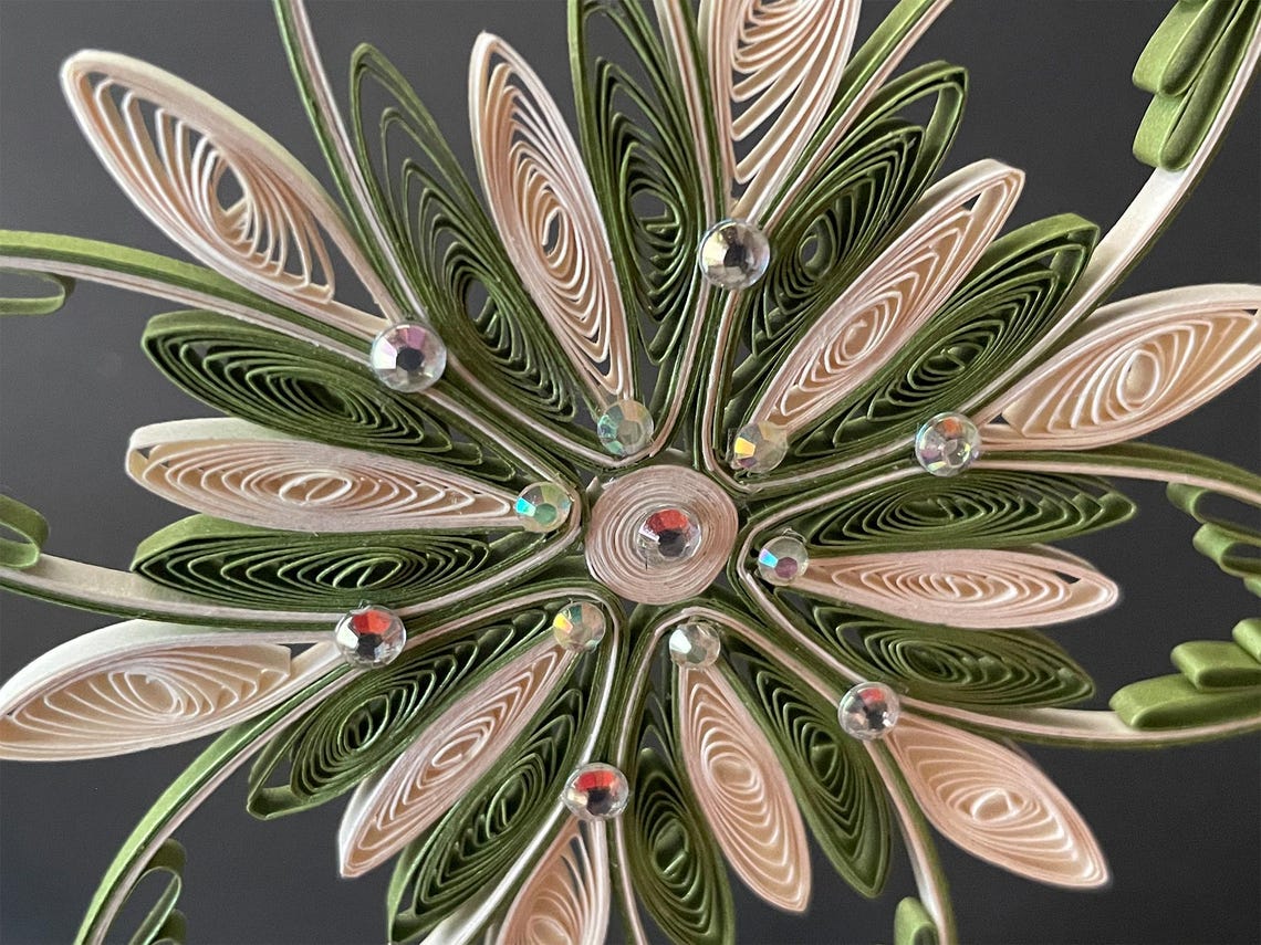 Set of Handmade Papercraft and Quilling Creations: Sustainable Home ...