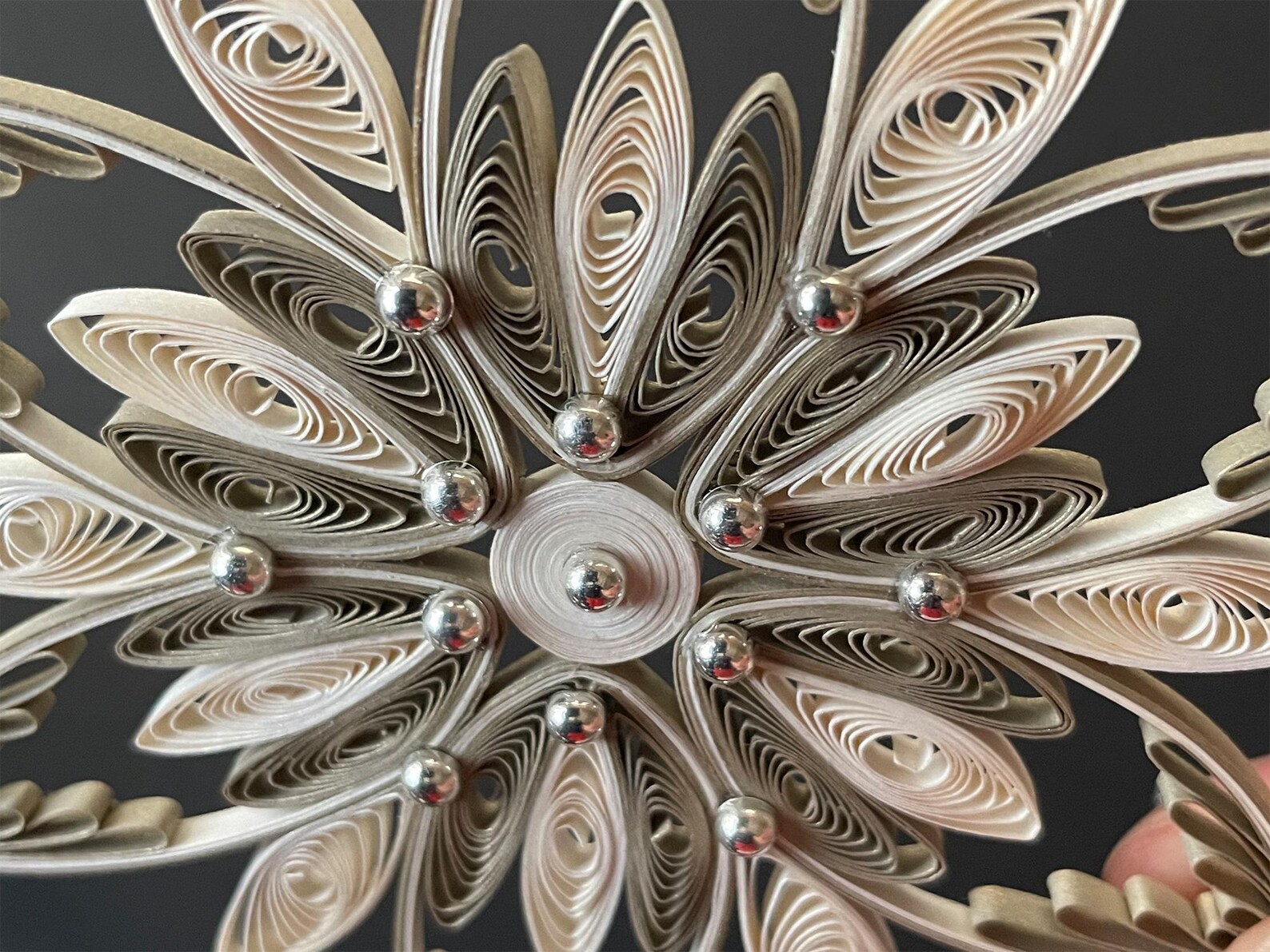 Handmade Quilling Papercraft Set of 2, Sustainable Gifts, Eco Home ...