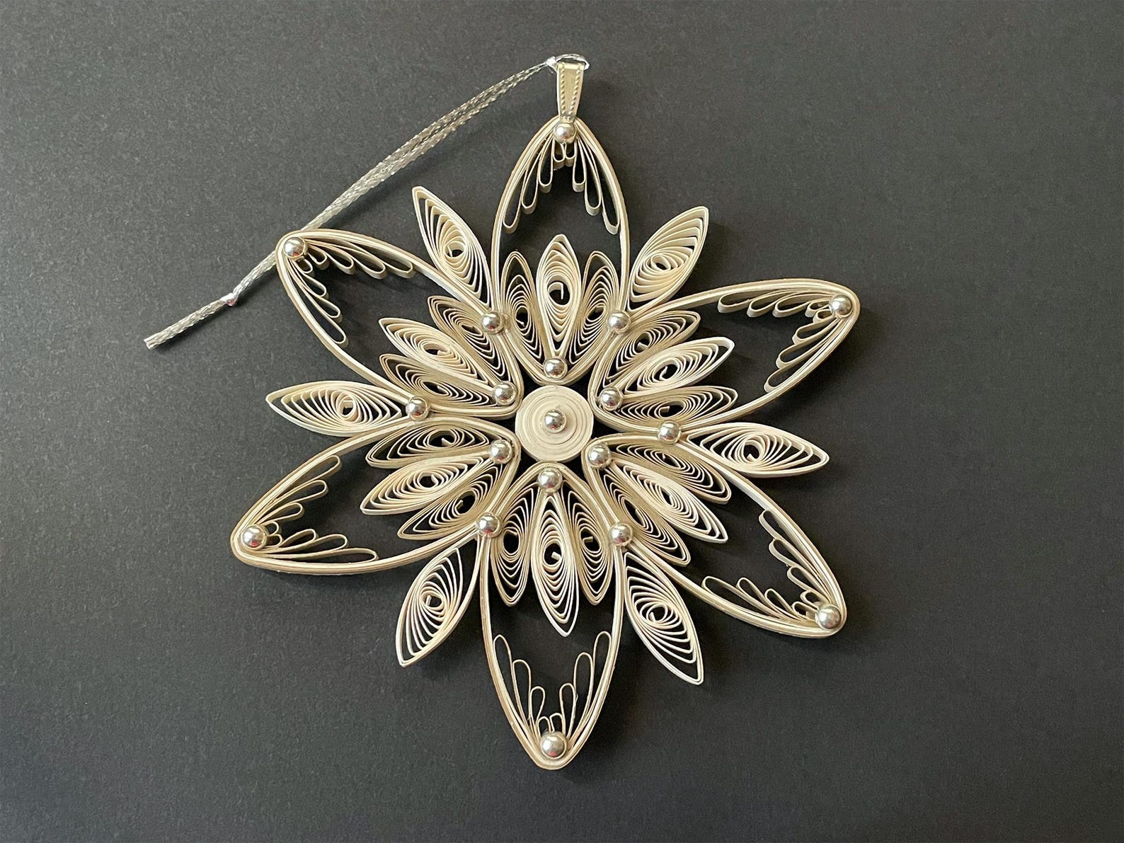 Handmade Quilling Papercraft Set of 2, Sustainable Gifts, Eco Home ...