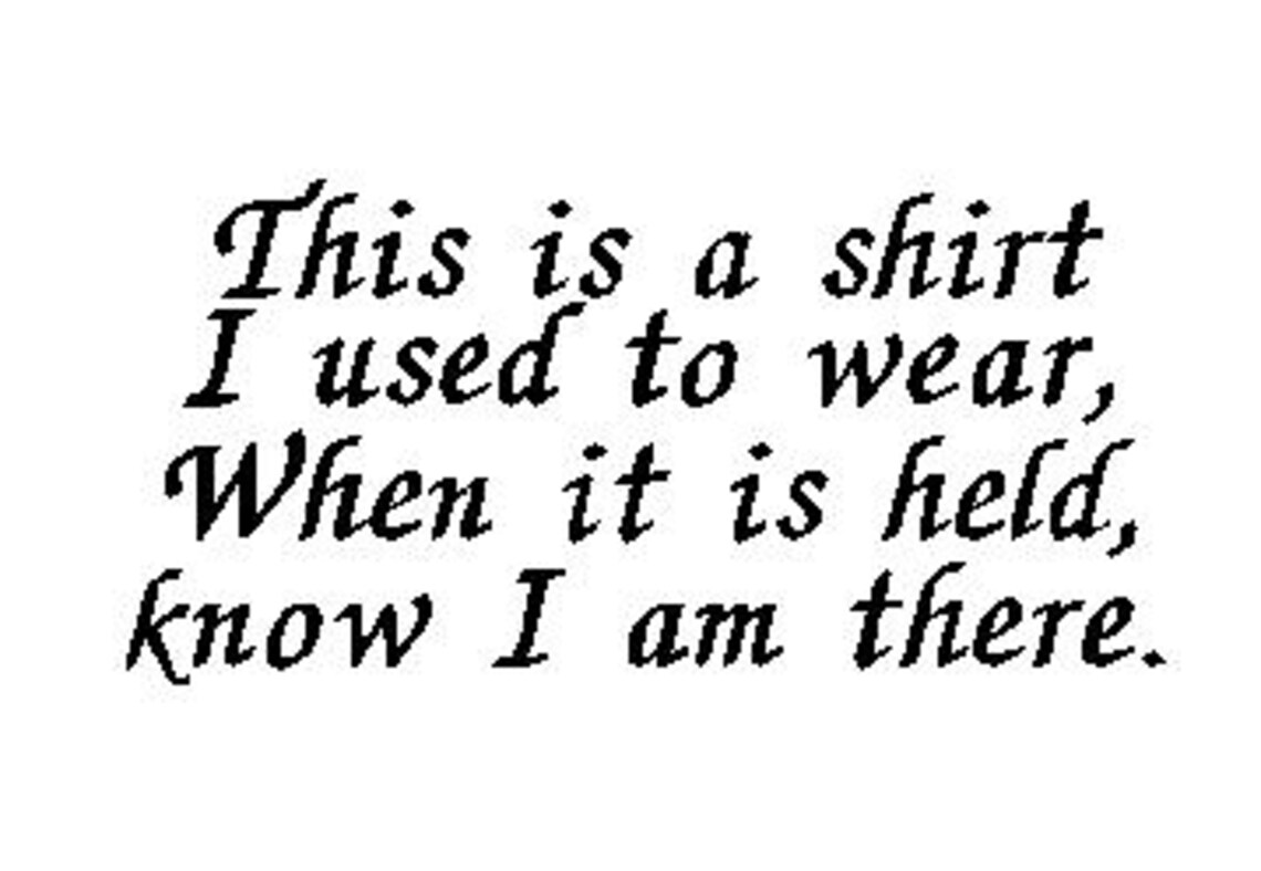 This is a Shirt Poem Digital Embroidery File - Etsy