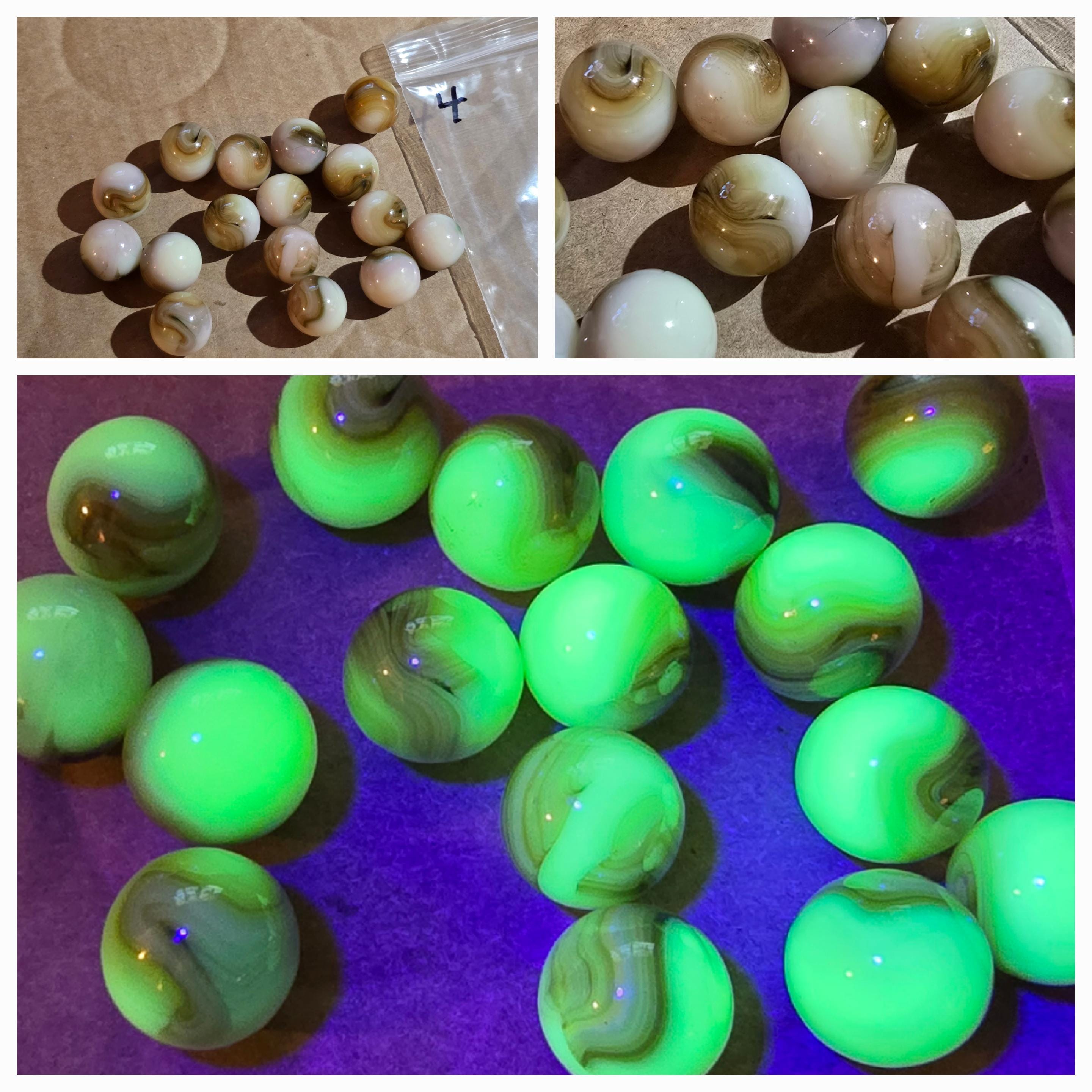 Uranium Glass Marbles - Etsy