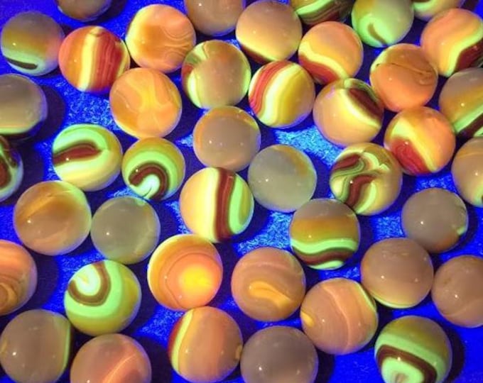 Uranium Glass Marbles - Etsy