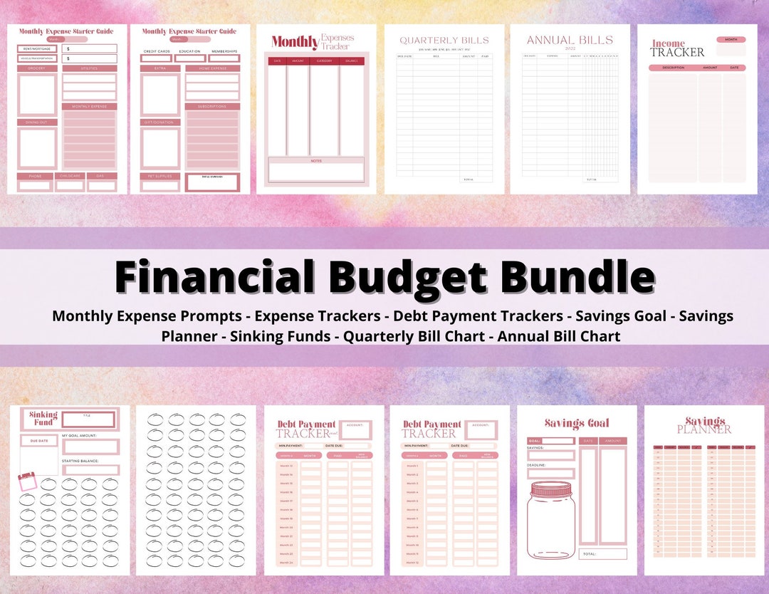 Financial Freedom Budgeting Bundle - Etsy