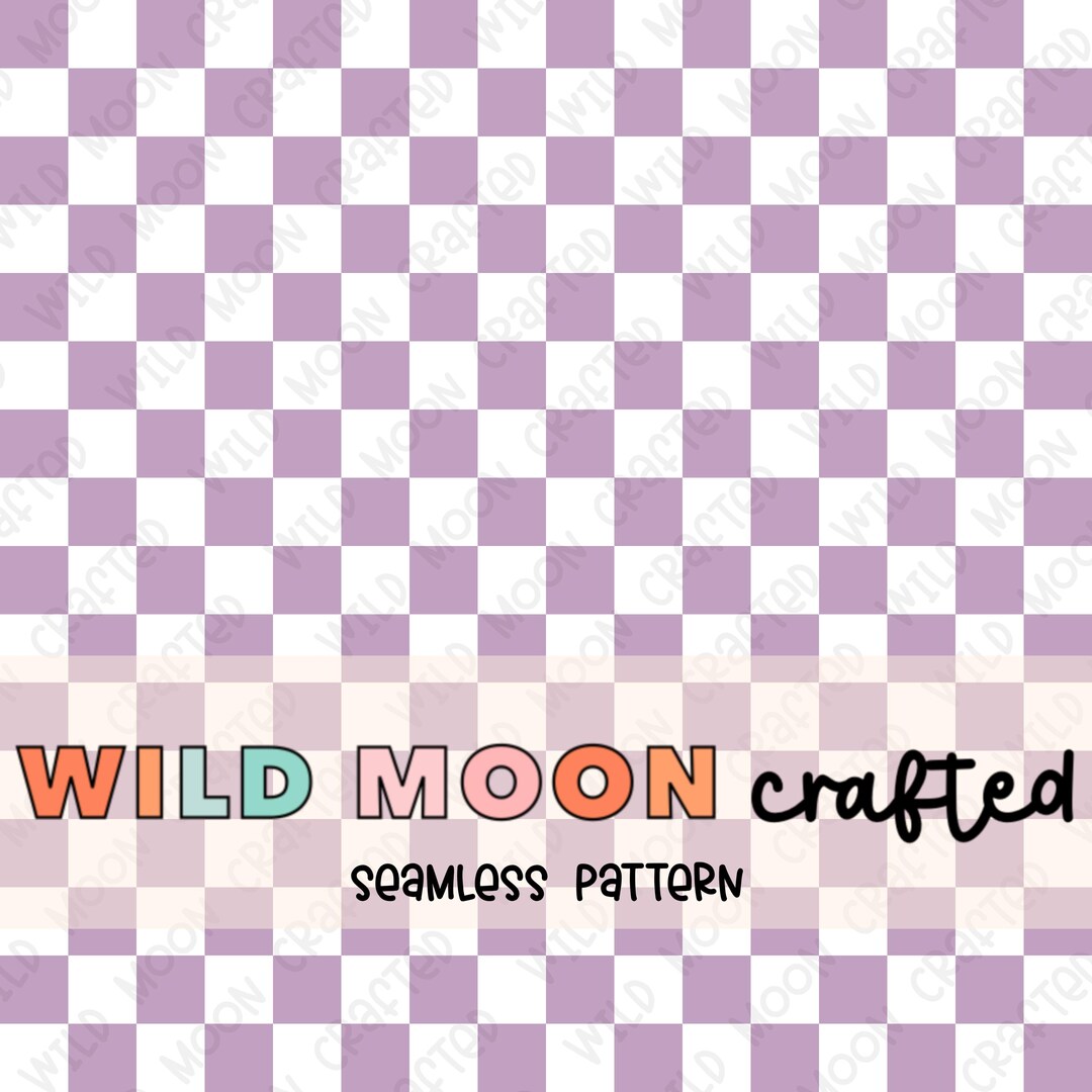 Boho Pastel Purple Checkered Seamless File for Fabric Sublimation ...