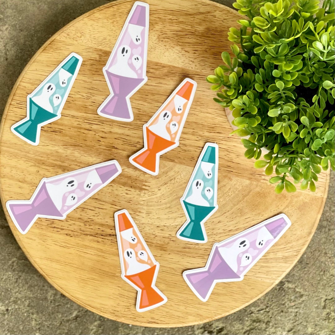 Spooky Lava Lamp Ghost Sticker - Etsy