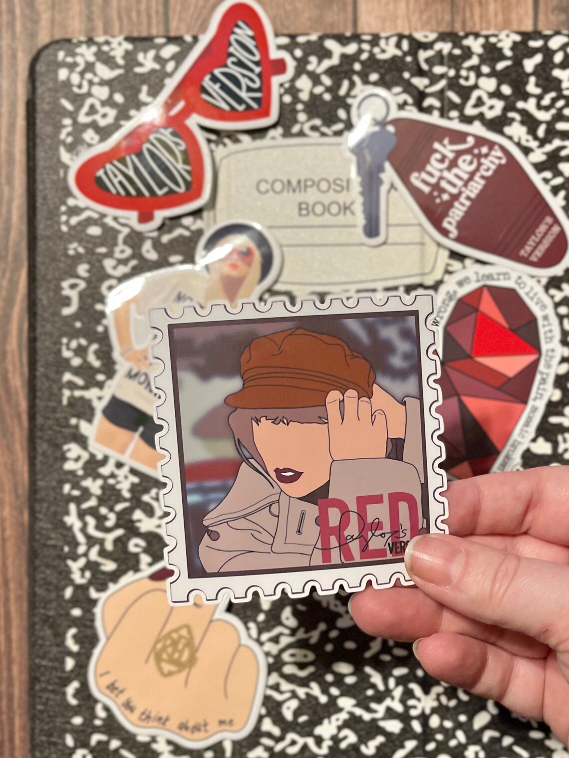 Red Taylors Version Album Stamp Sticker Red taylors | Etsy