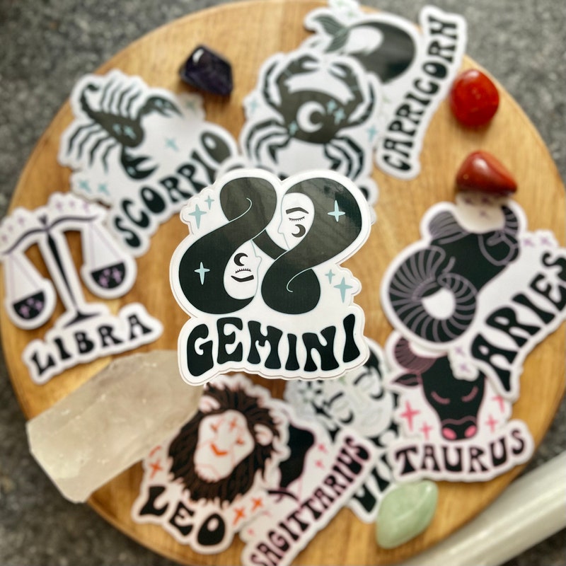 Zodiac Stickers - Etsy
