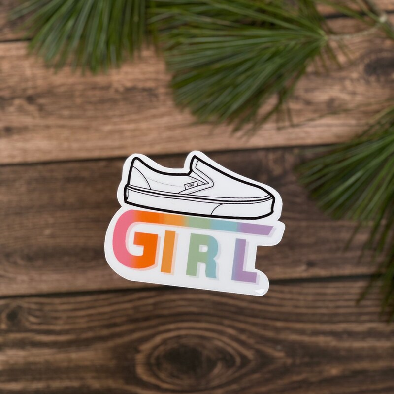 Vans Shoe Sticker - Etsy