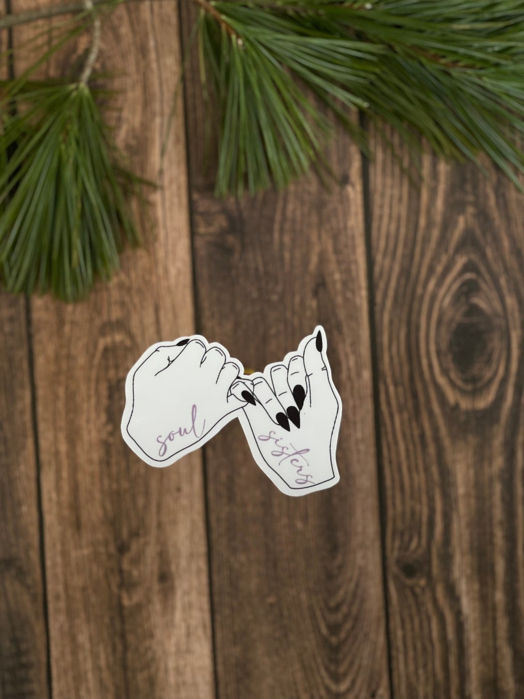 Soul Sister Sticker, Pinky Promise Sticker, Best Friend Sticker, Party ...