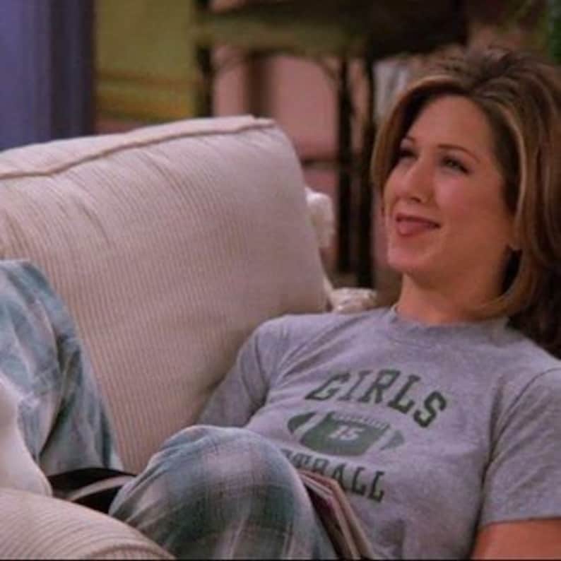 Girls Football Rachel Green T-shirt Friends 90s Vintage - Etsy