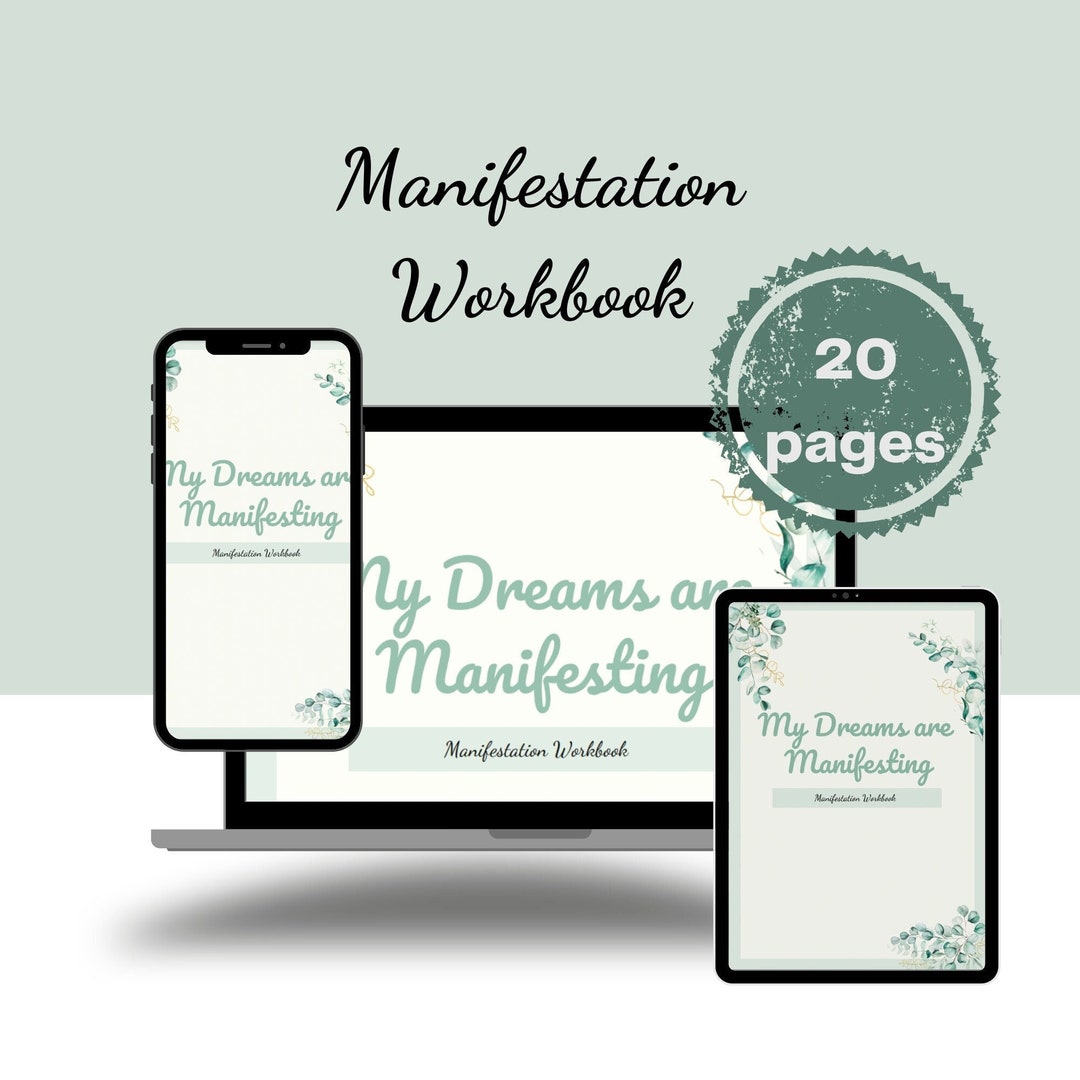 The Ultimate Manifestation Workbook Digital Workbook Guide iPad ...