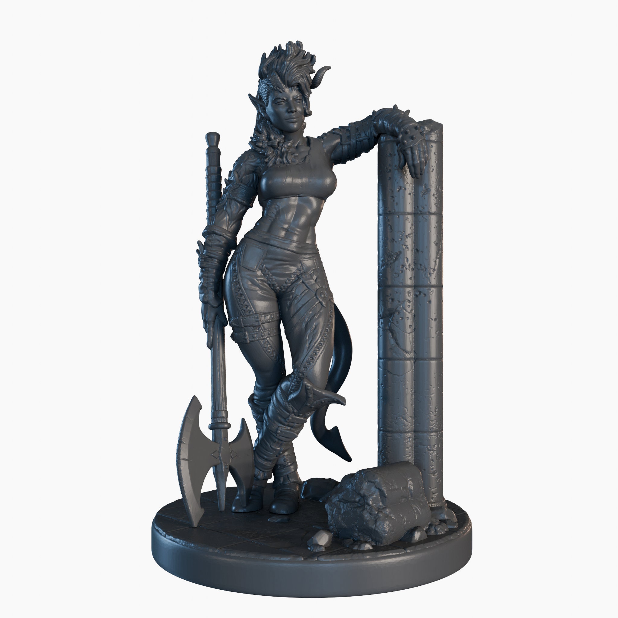 Karlach Pinup 1/24 or 1/10 Garage Kit Sculpted by Torrida - Etsy