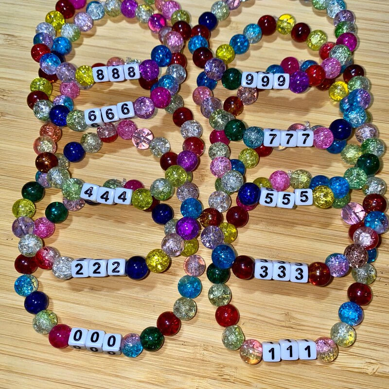 Angel Number Bracelet - Etsy