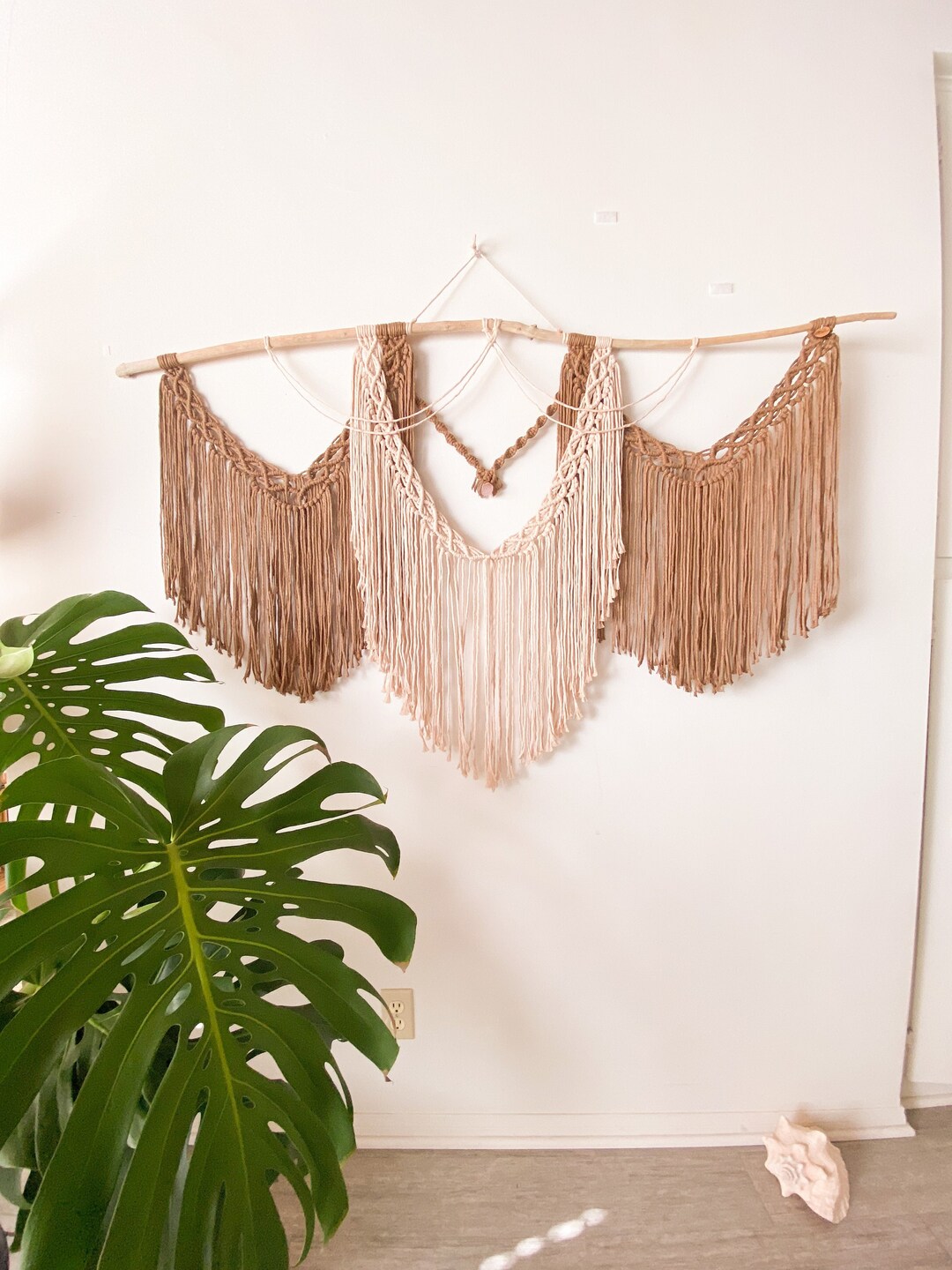 Two Tone Macrame Head Board - Etsy