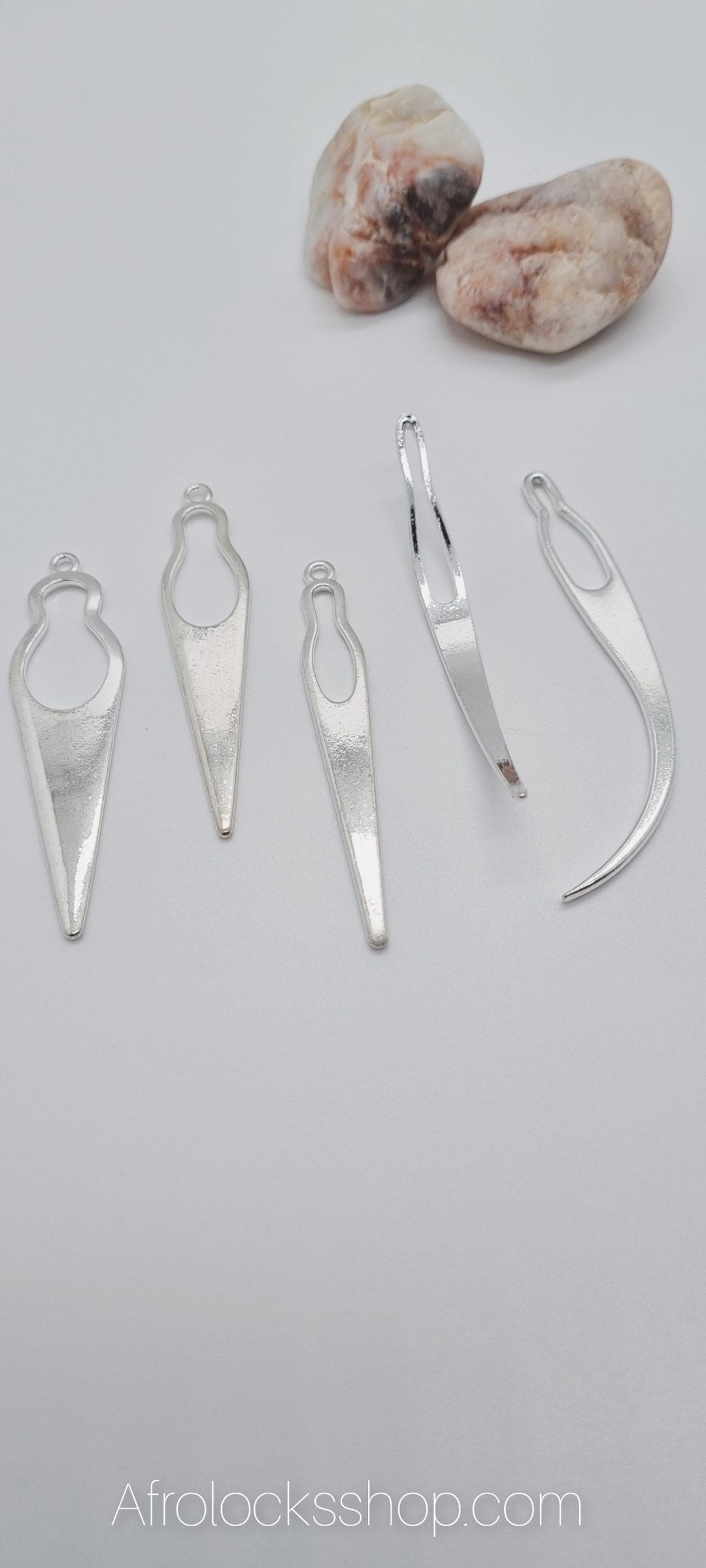 Set of 5 Tools Interlocking Crochet Needle Embroidery for How to ...