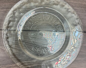 Recycled Glass Plate - Etsy