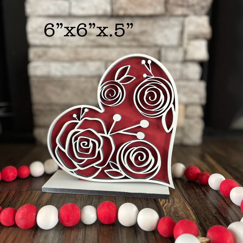 Standing Heart - Etsy