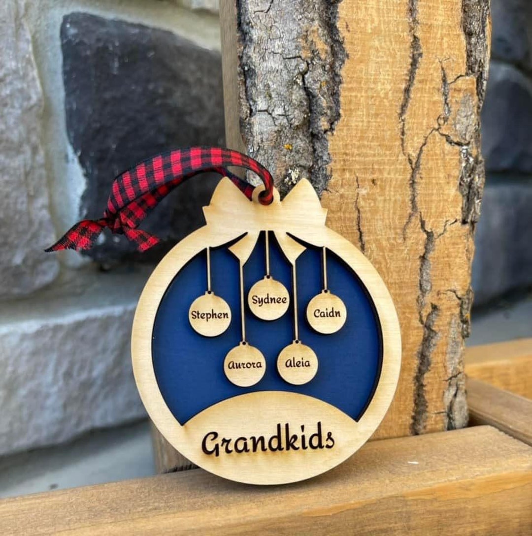 Beautiful 3D Christmas Ornaments, Personalized Free - Etsy