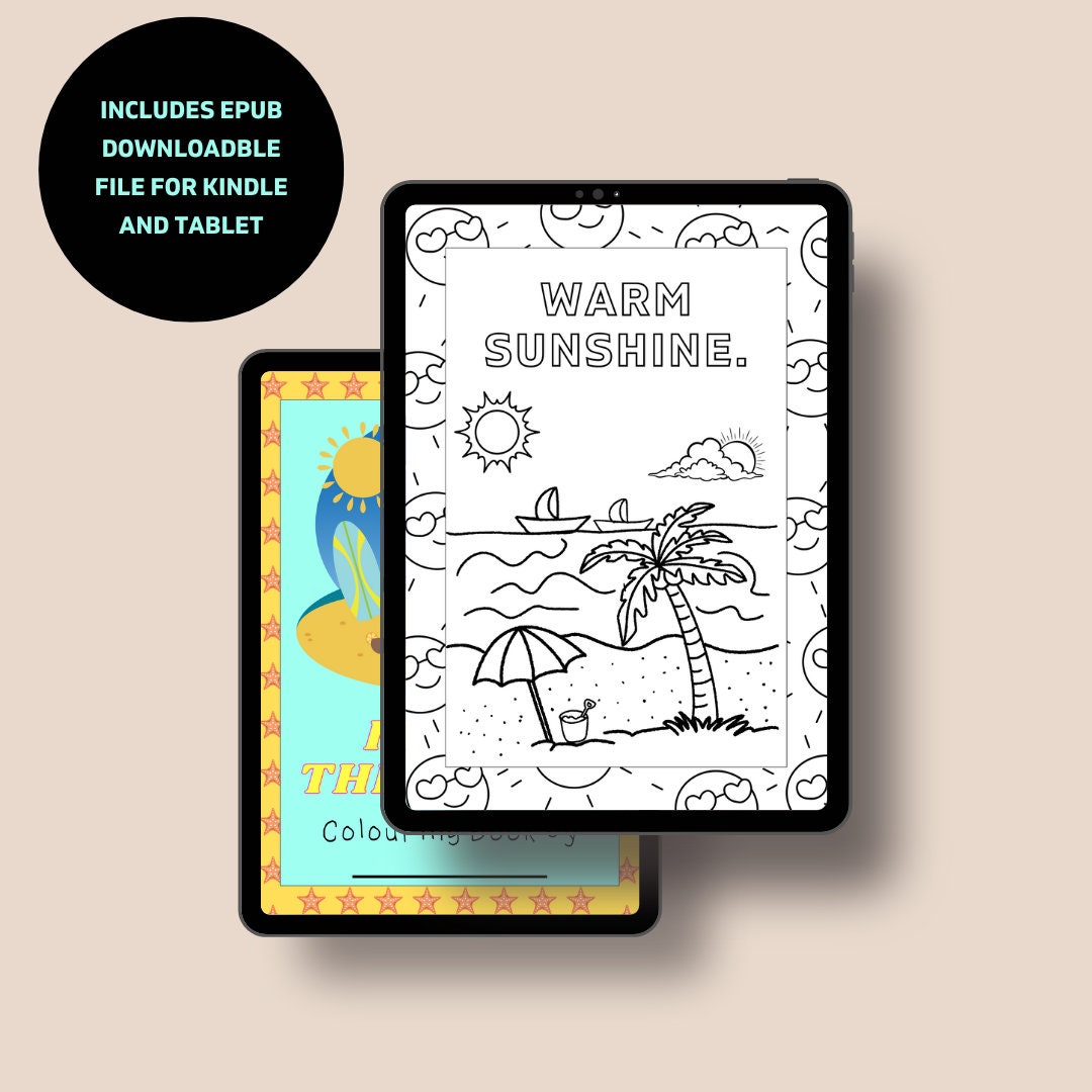 I Love the Beach! Coloring Pages for Kids, Coloring Book, Printable ...