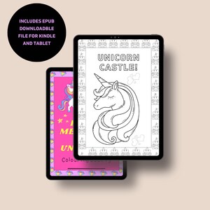 Mermaid and Unicorns Coloring Pages for Kids, Coloring Book, Printables ...