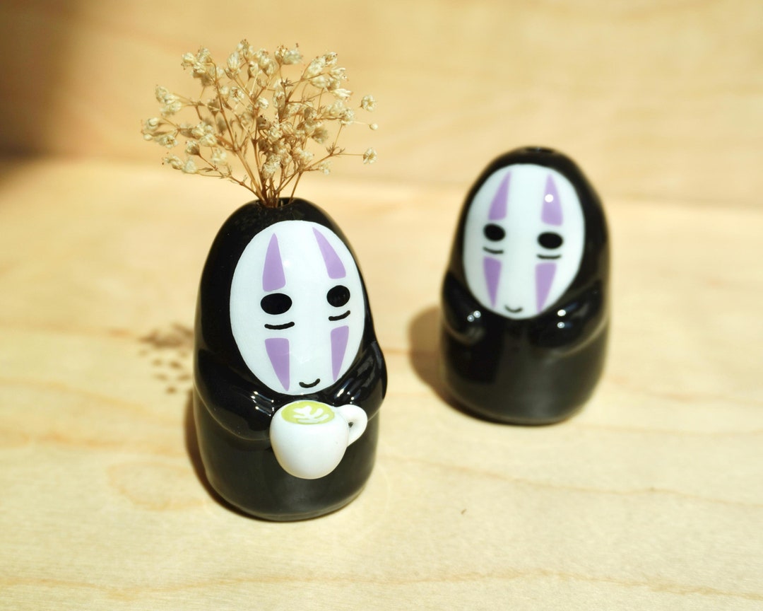 Faceless Forest Spirit | Desk Friend | Anime Clay Decor | Mini Buds ...