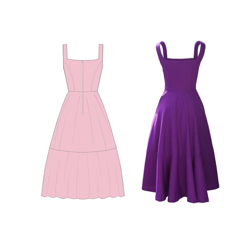 New MIAH DRESS Custom Size and Fabric, Pin up Dress, Vintage Dress ...