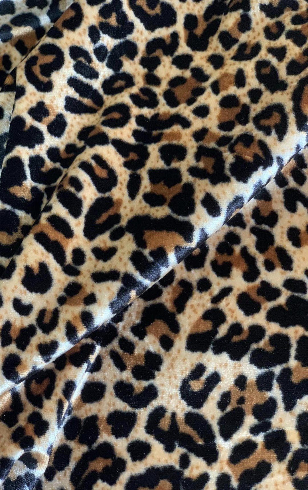 Fabric: Cheetah Velvet Fabric | Luxe Animal Print | Soft and Plush for ...
