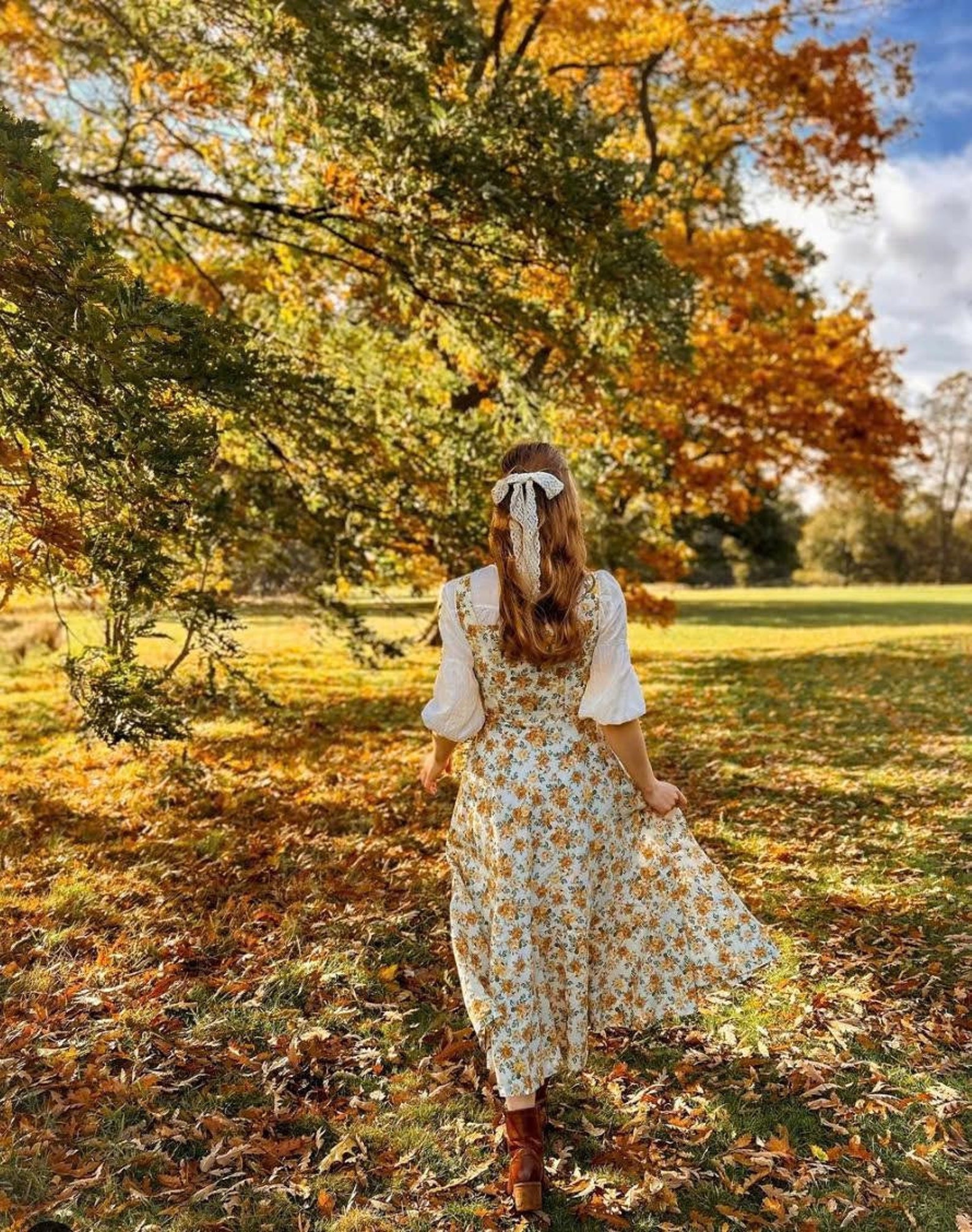 MIAH DRESS in Cotton Fabric "rosewood Reverie" Made to Order Dress ...
