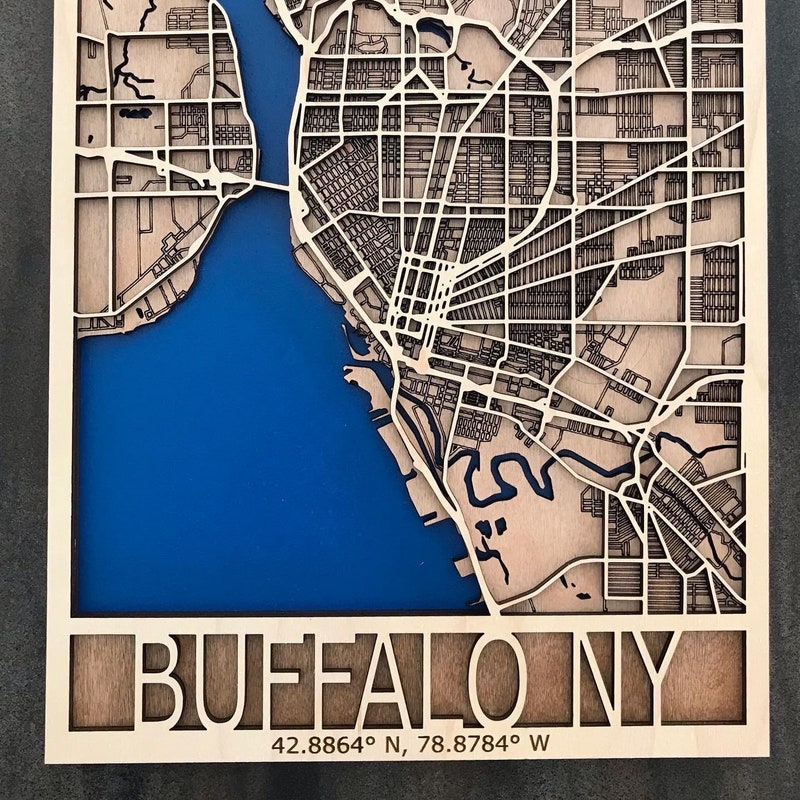 Wood Map - Etsy