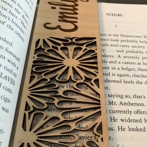 Personalized Custom Laser Cut Wooden Bookmarks - Etsy