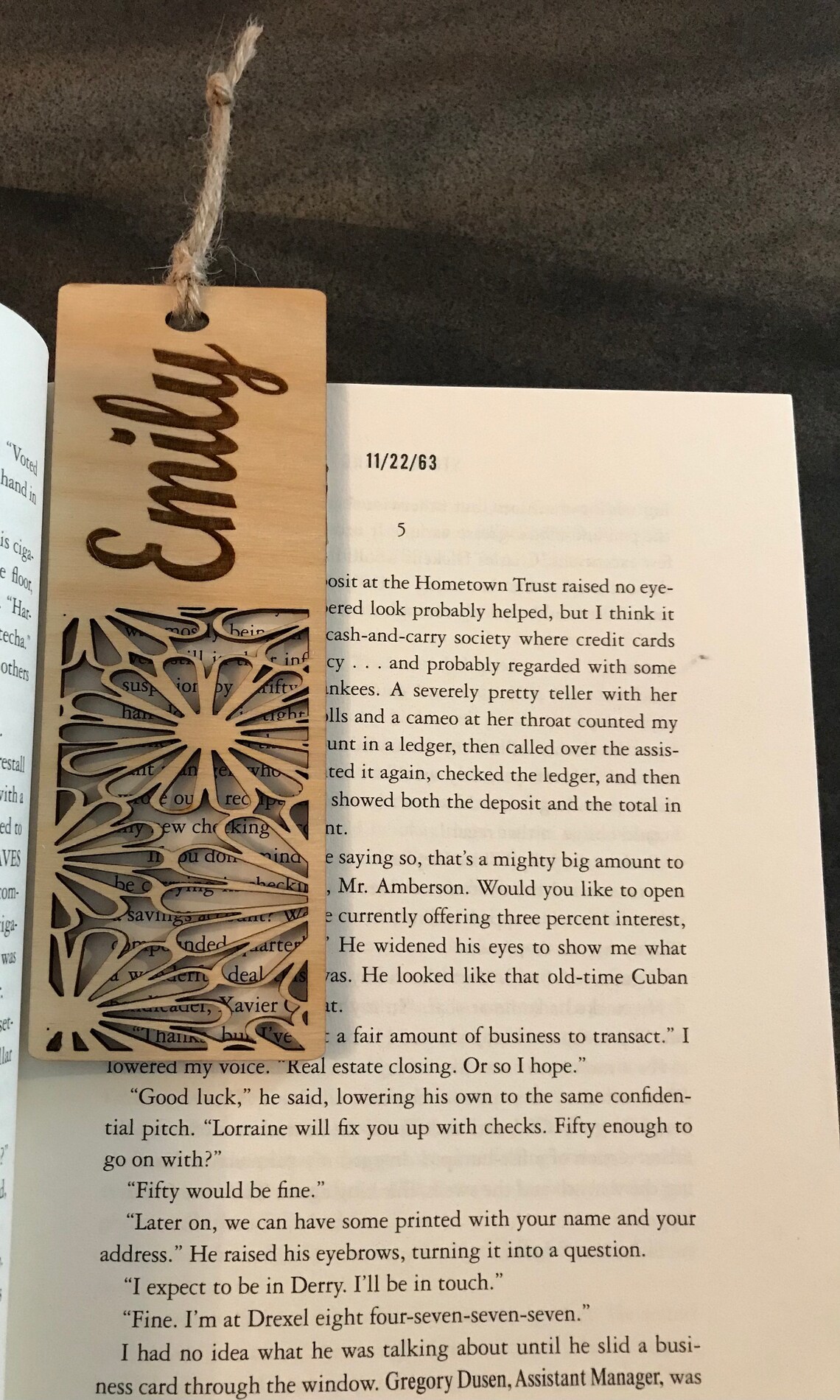 Personalized Custom Laser Cut Wooden Bookmarks - Etsy
