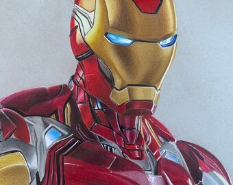 Iron Man Face Drawing