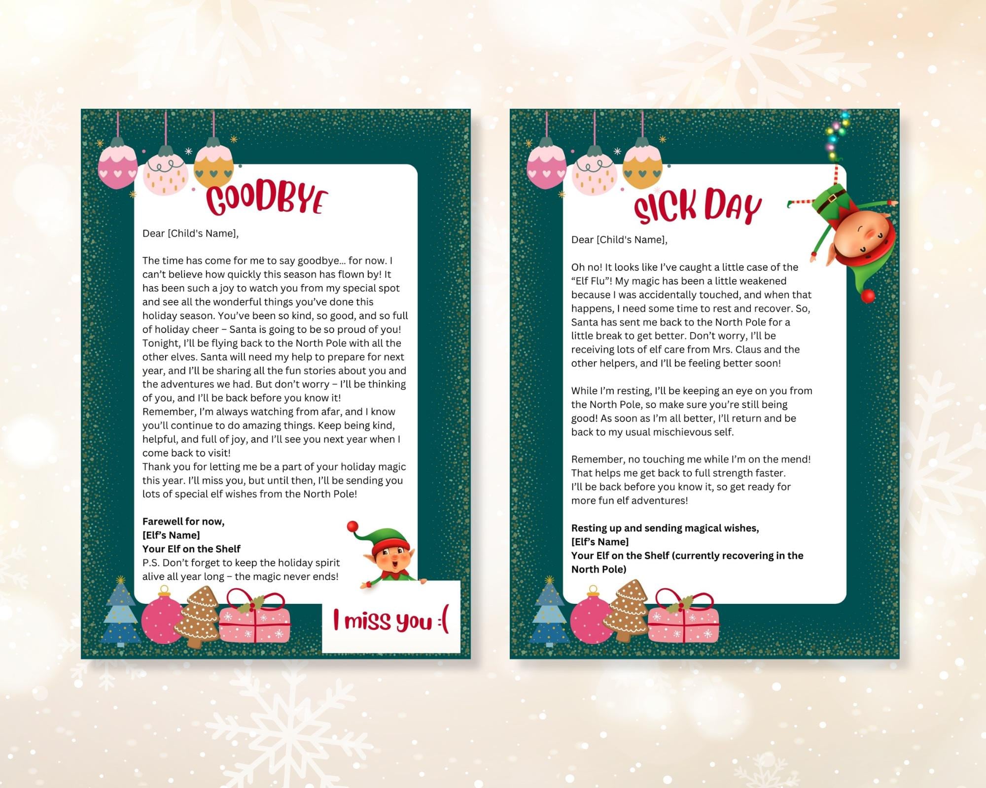 Editable Elf on the Shelf Kit - Template Download | Customizable ...