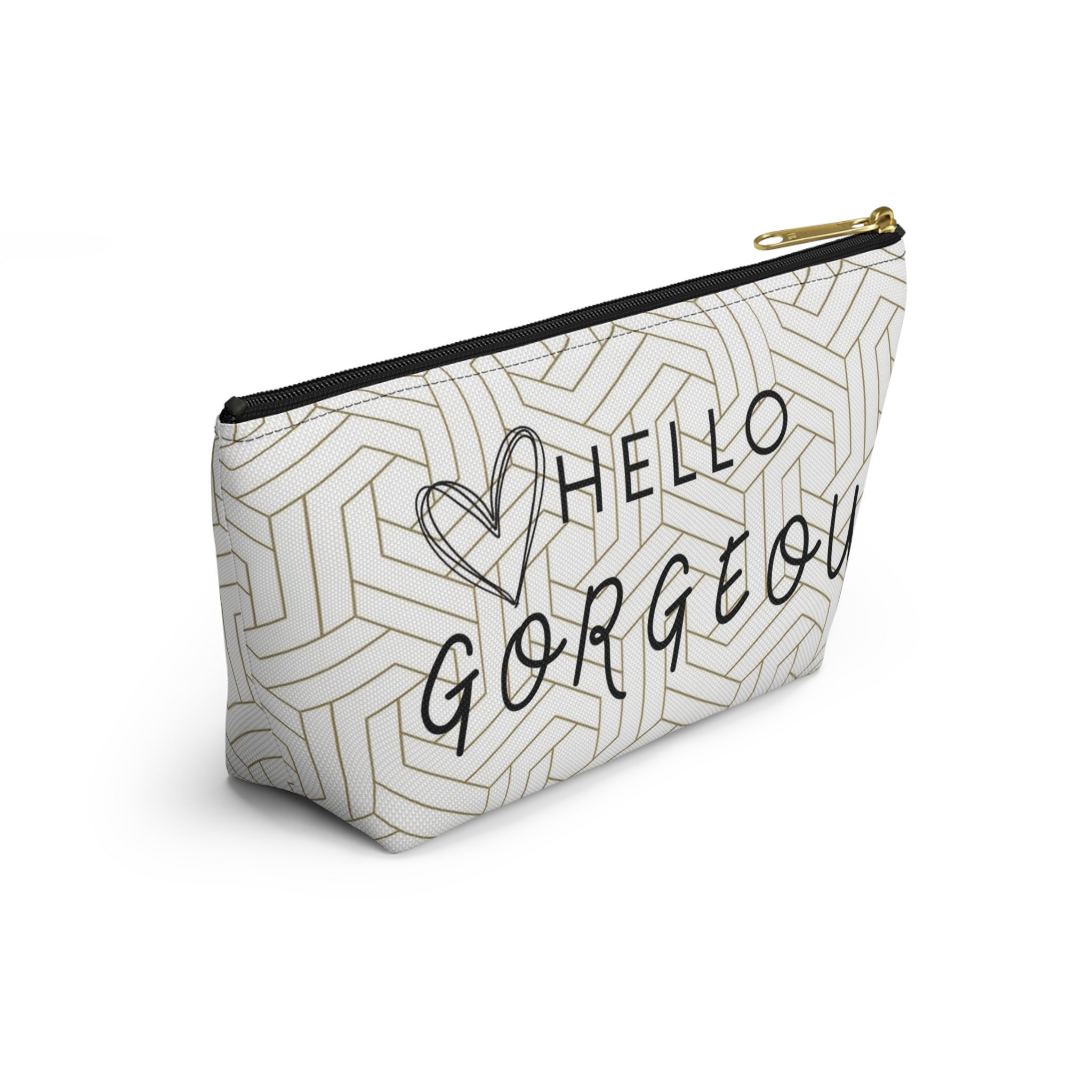 Hello Gorgeous Accessory Pouch With Zipper - Etsy