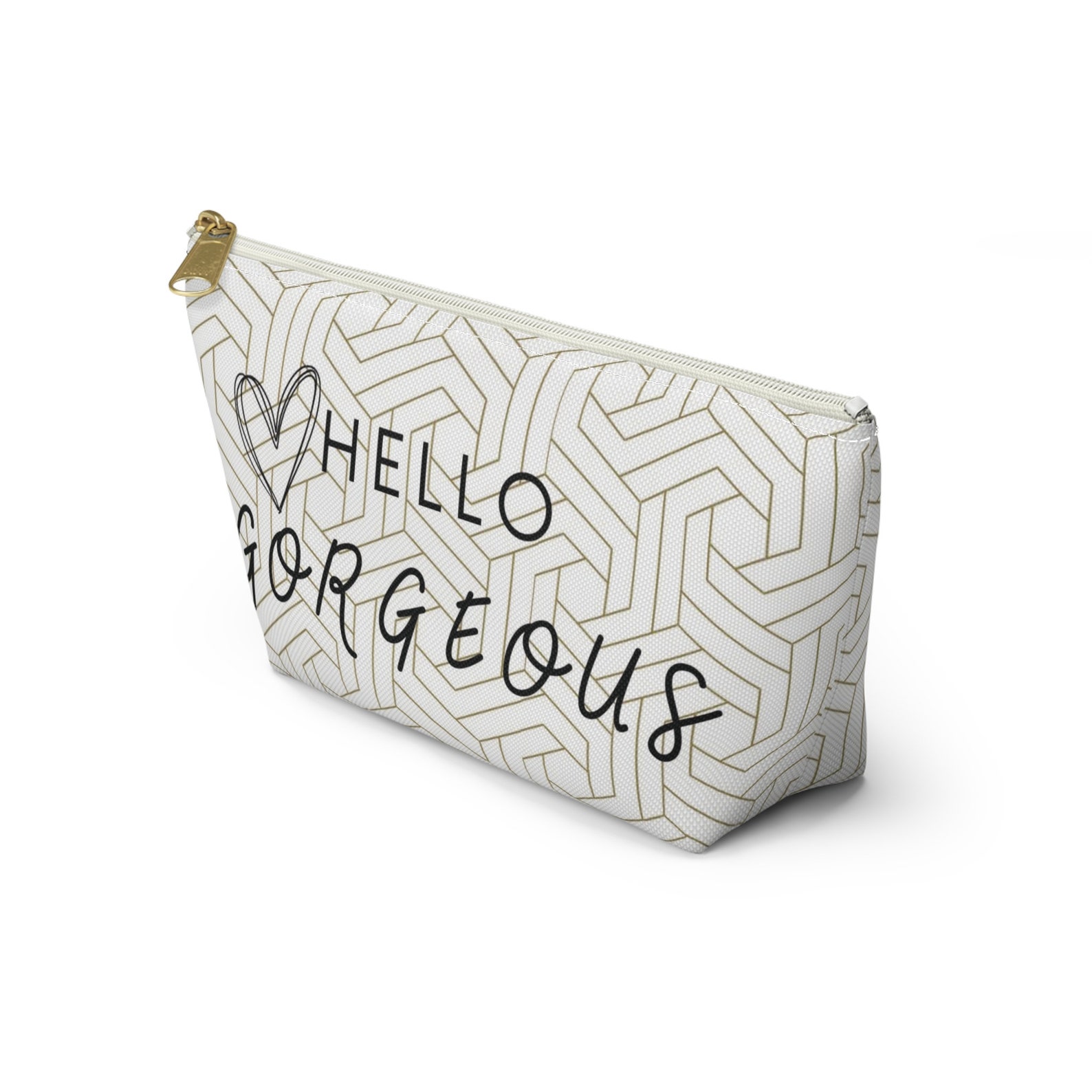 Hello Gorgeous Accessory Pouch With Zipper - Etsy