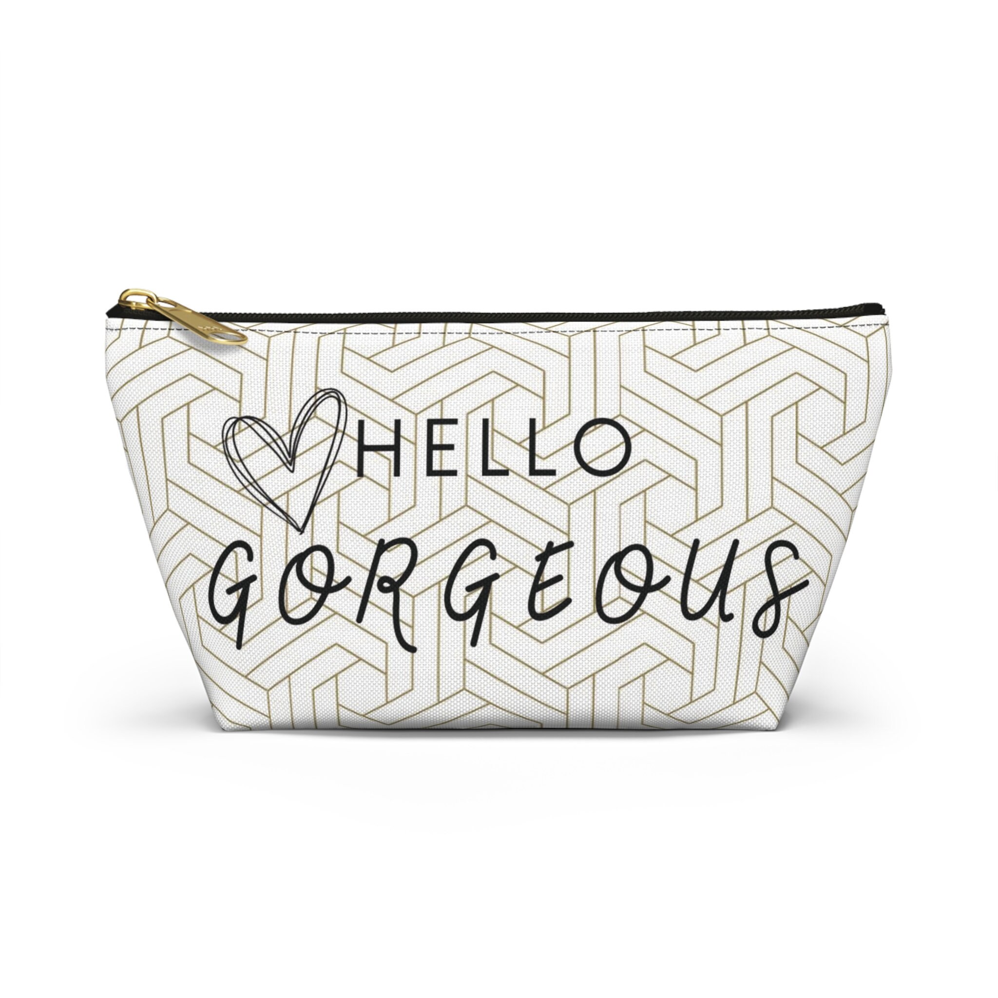 Hello Gorgeous Accessory Pouch With Zipper - Etsy